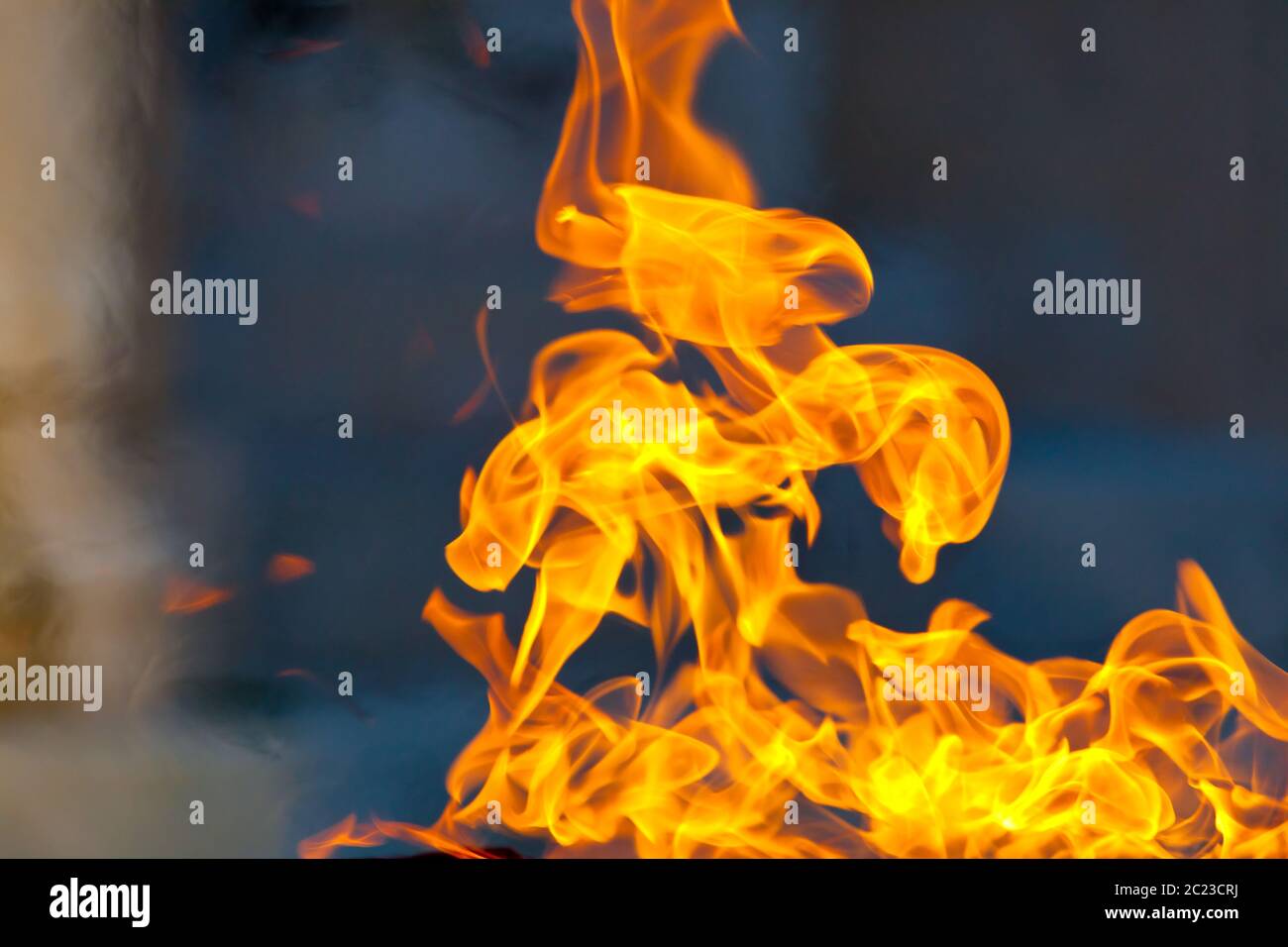 Composition of fire flames Stock Photo - Alamy