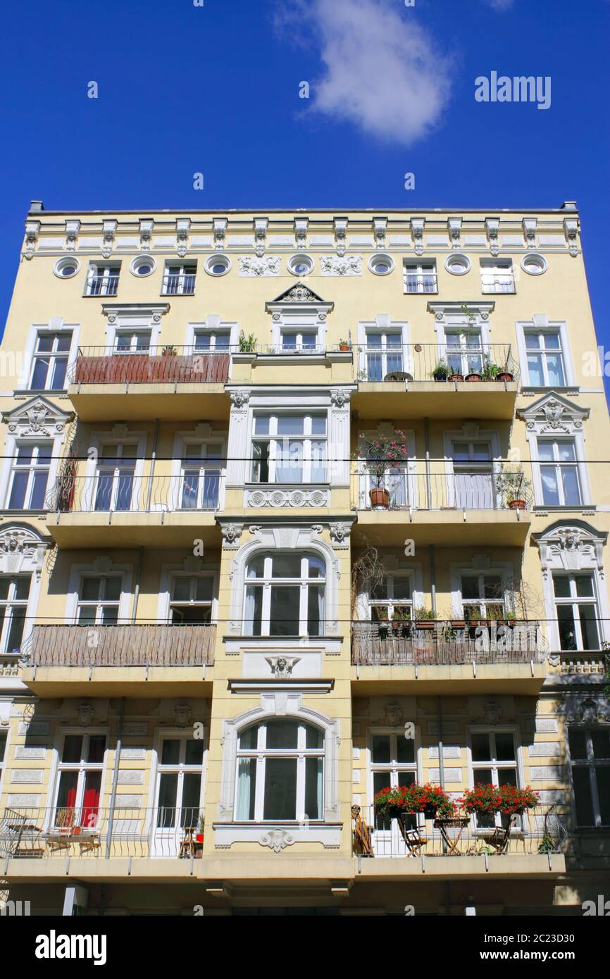 Berlin block of flats Stock Photo - Alamy