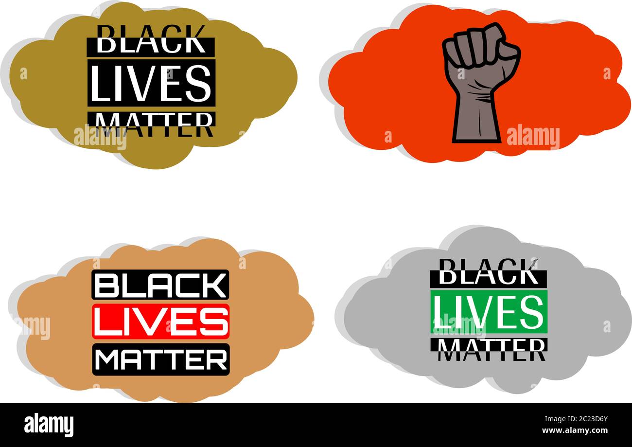 Black Lives Matter, I Can't Breathe. Protest Banner about Human Right ...