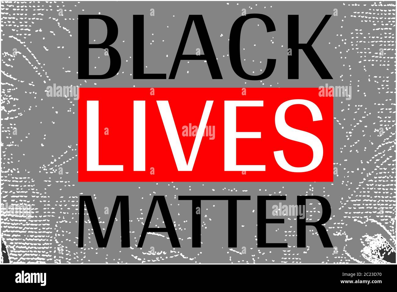 Black Lives Matter, I Can't Breathe. Protest Banner about Human Right ...