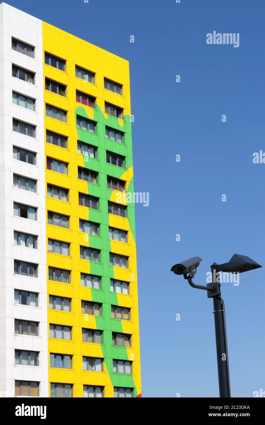 prefab high-rise building Stock Photo - Alamy