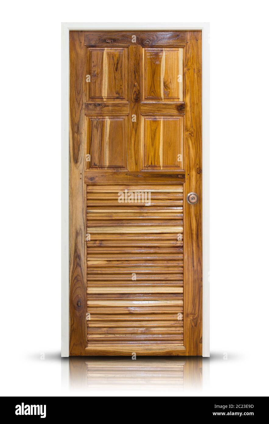 Traditional room white door Cut Out Stock Images & Pictures - Alamy