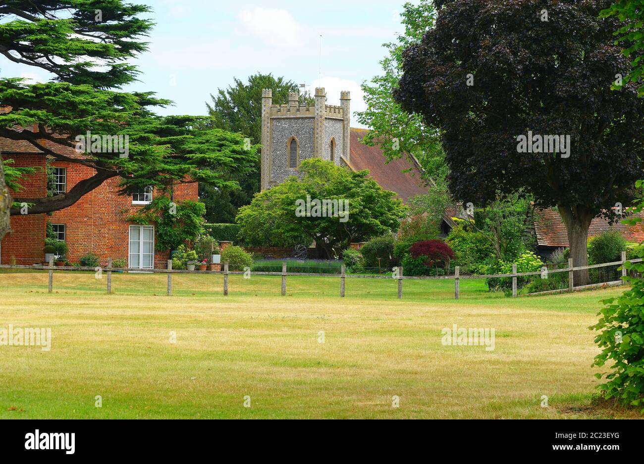 The village of Remenham near Henley-on-Thames Stock Photo - Alamy