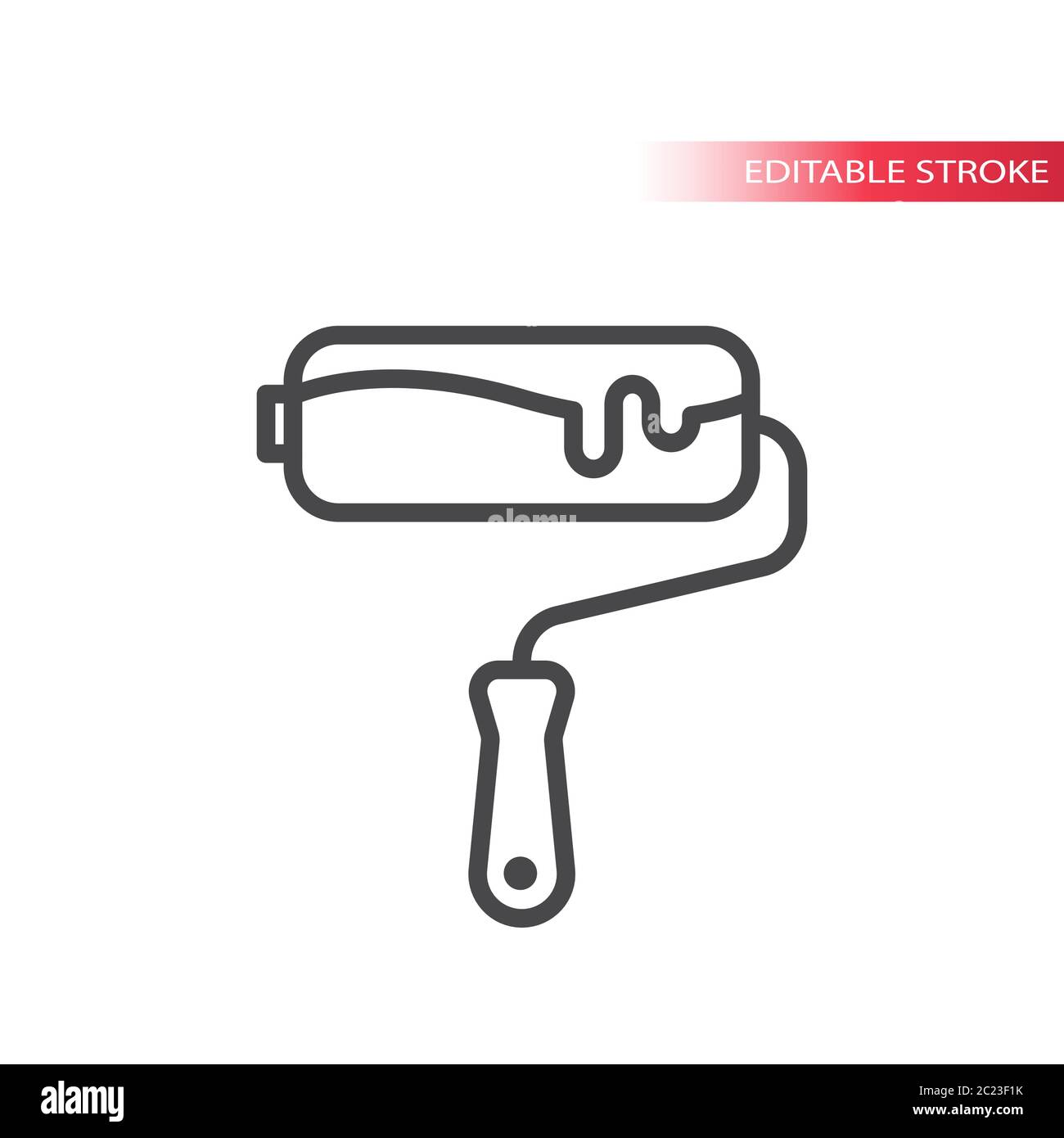 Paint line roller hi-res stock photography and images - Alamy