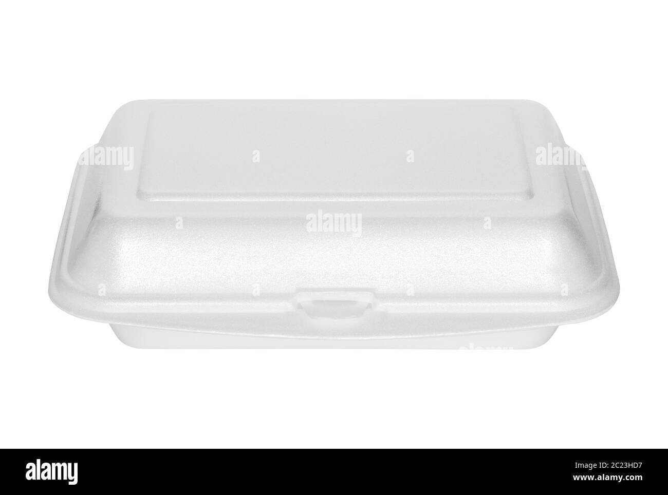 white styrofoam box isolated on white with clipping path Stock Photo ...