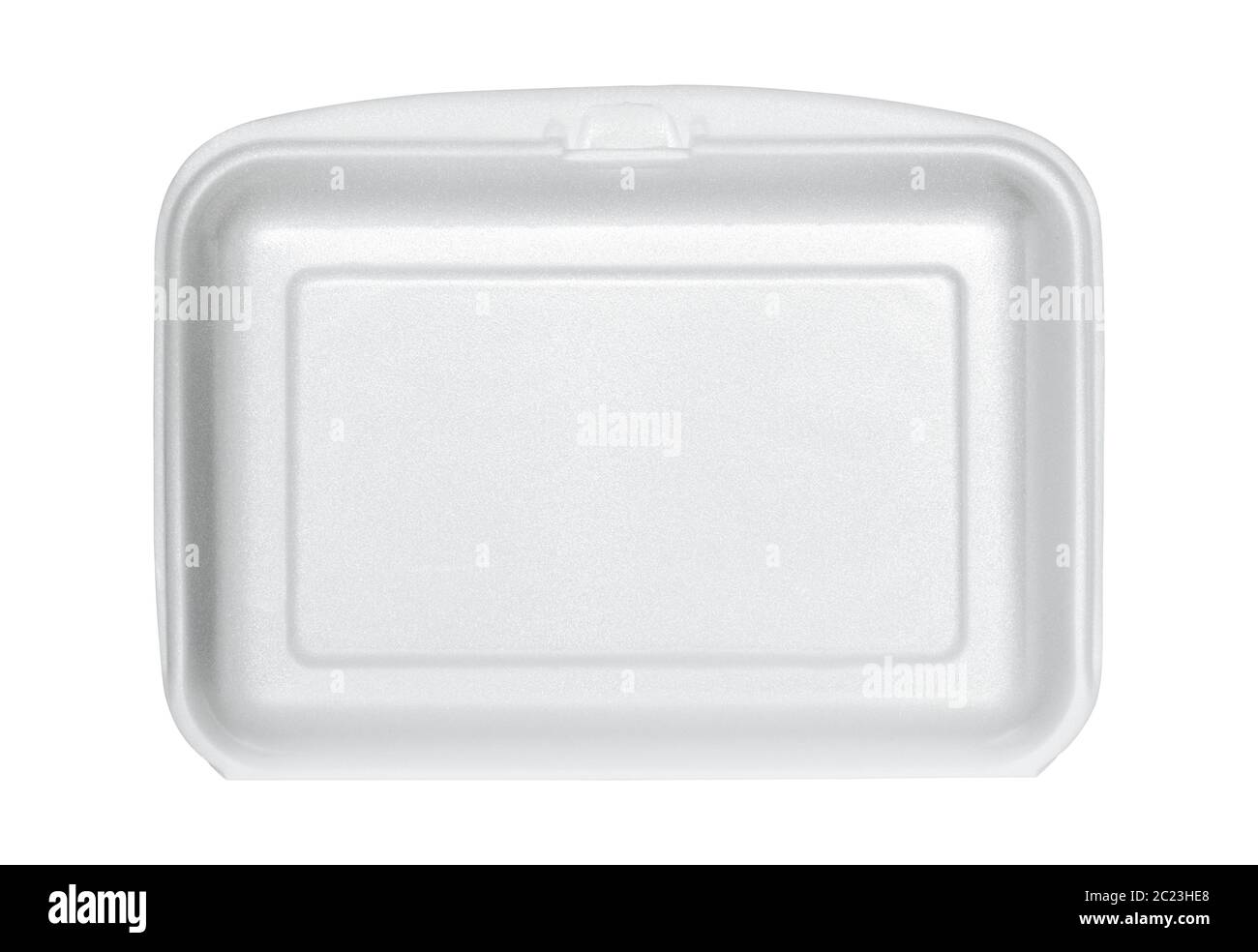 white styrofoam box isolated on white with clipping path Stock Photo ...