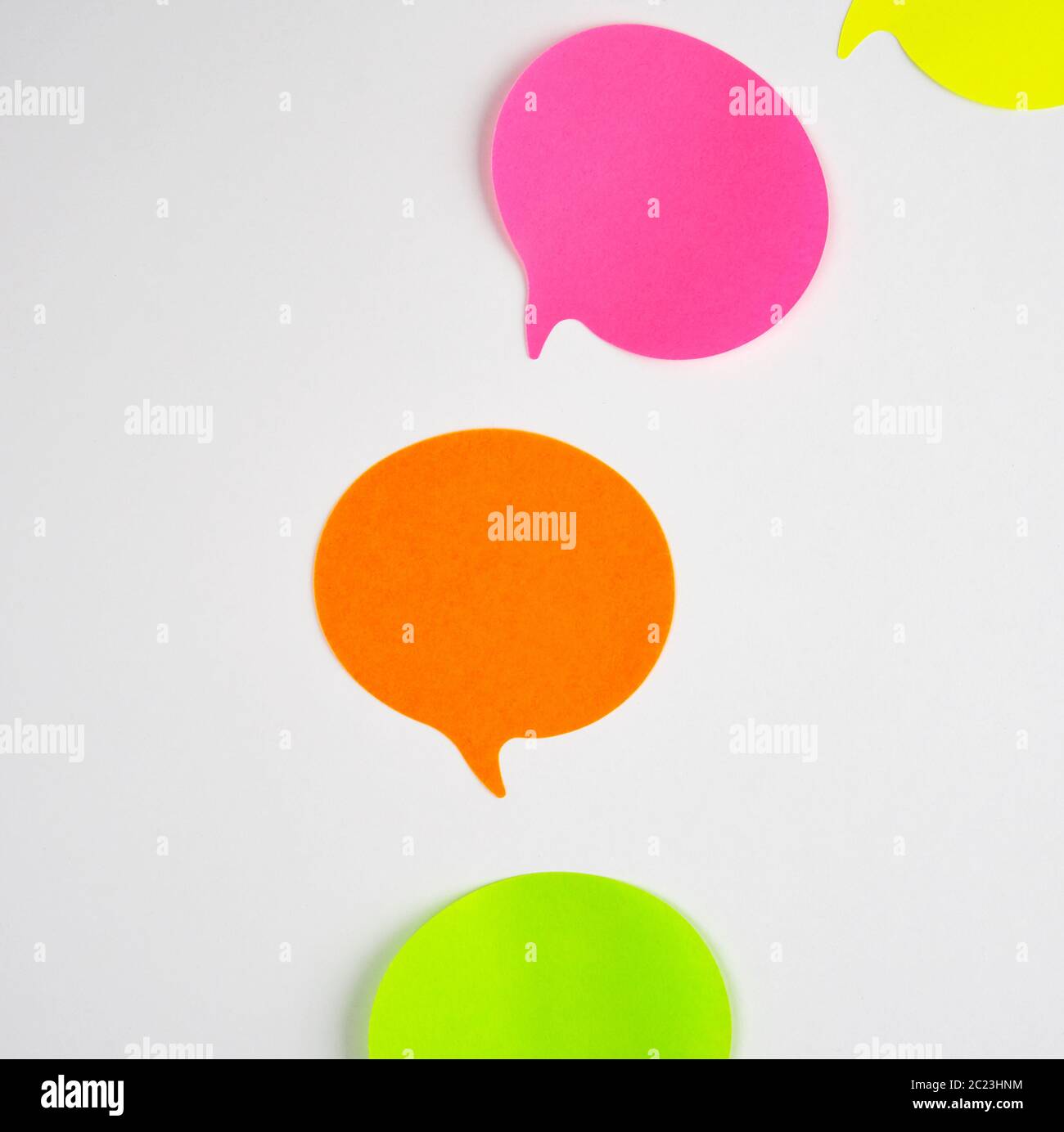 Stickers on a white background hi-res stock photography and images - Alamy