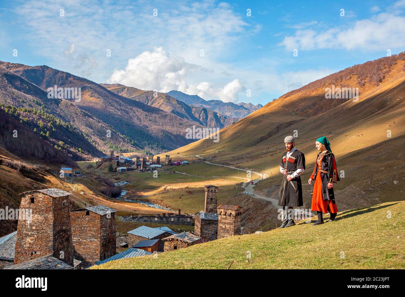 Georgia ushguli svaneti people hi-res stock photography and images - Alamy