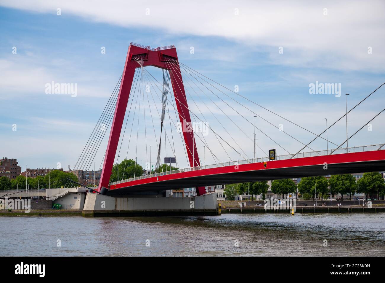 Willemsbrug (Willems Bridge) is a modern suspension bridge crossing the ...