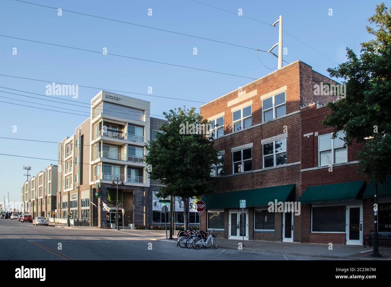 06-14-2020-Tulsa USA - Greenwood and Archer - Famous Black Wall Street ...