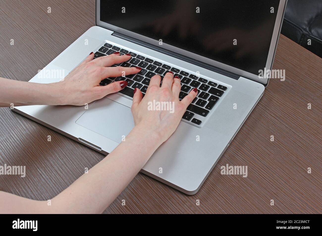 Empty laptop keyboard detail hi-res stock photography and images - Alamy