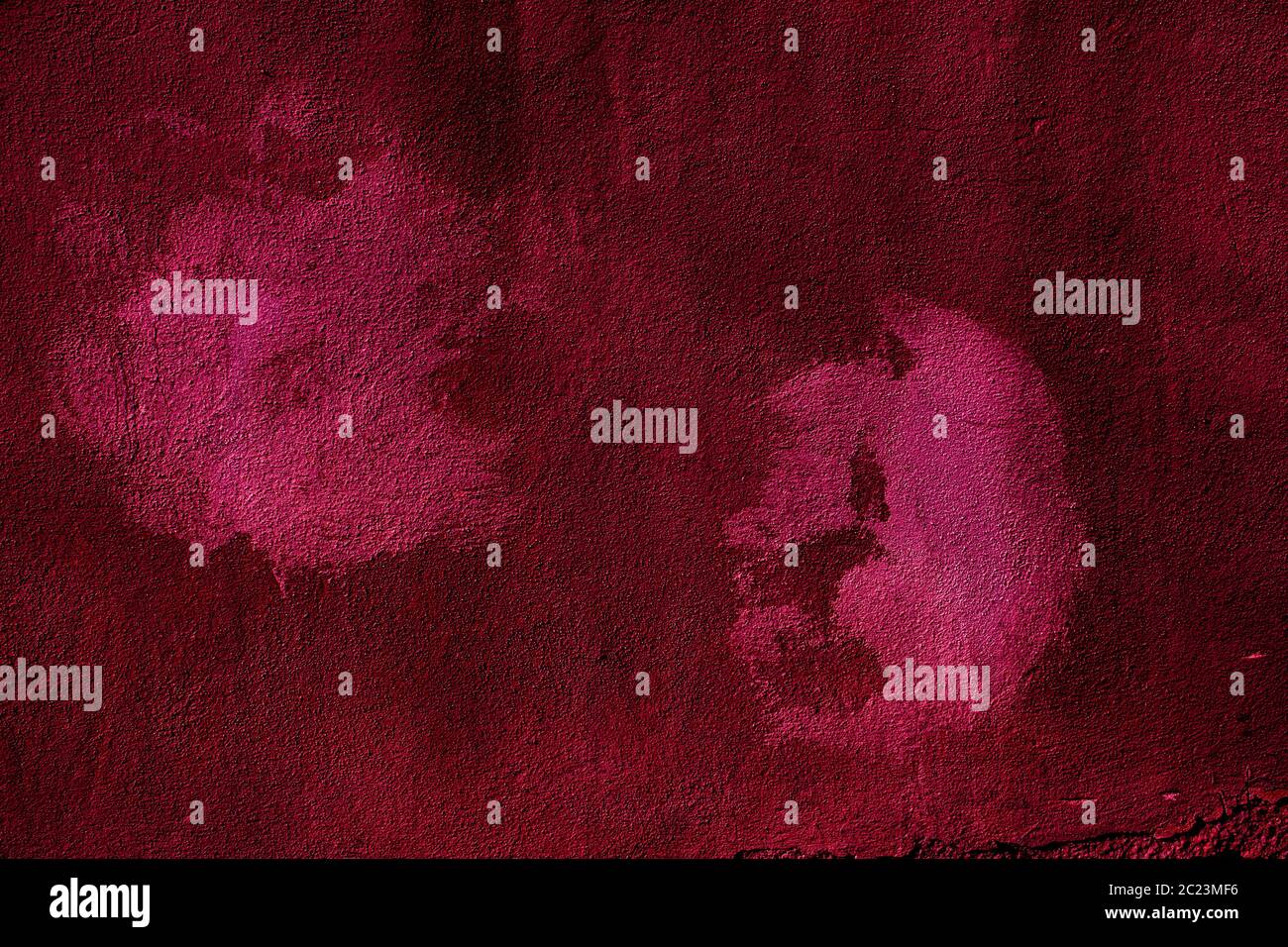 Crimson colored abstract wall background with textures of different ...