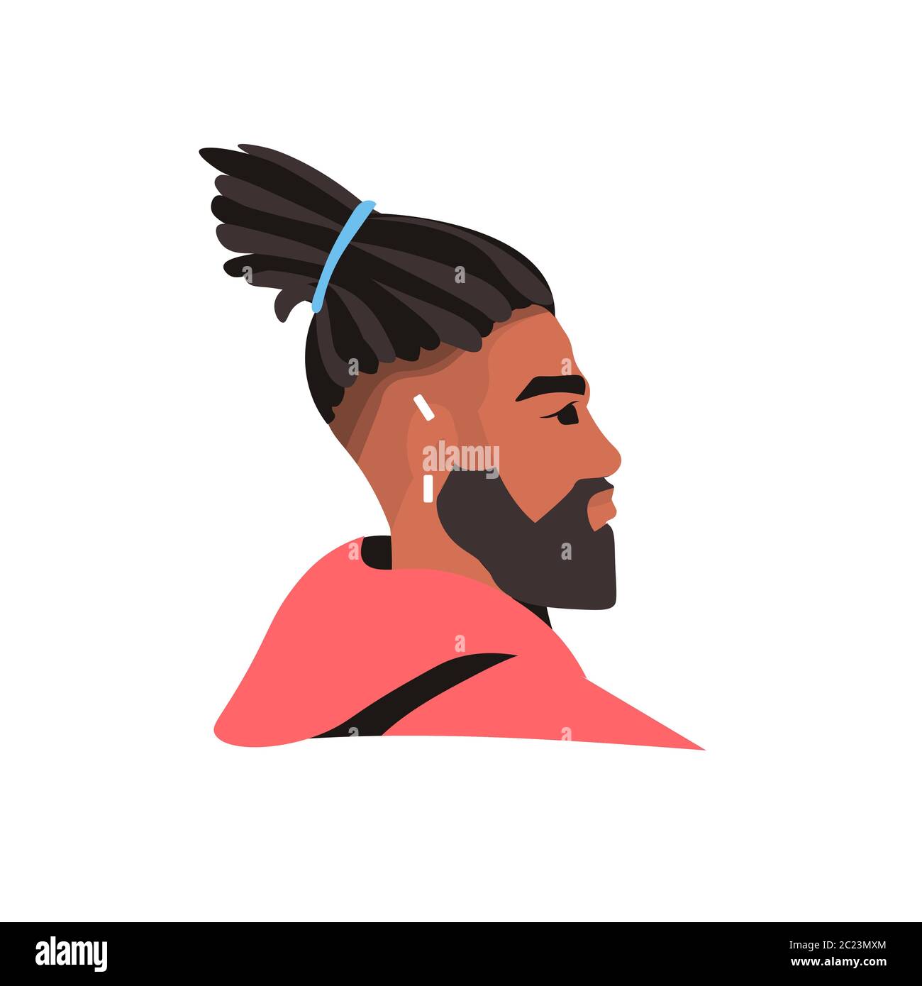 african american man against racial discrimination black lives matter ...