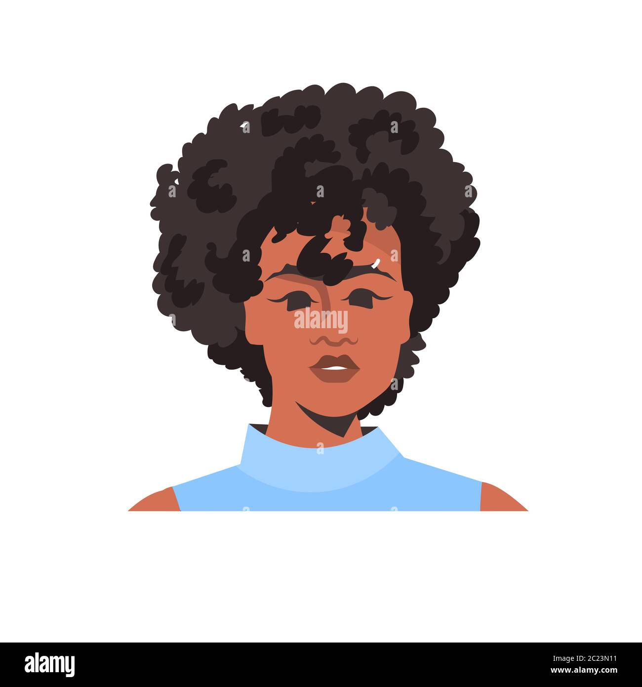 african american woman against racial discrimination black lives matter ...