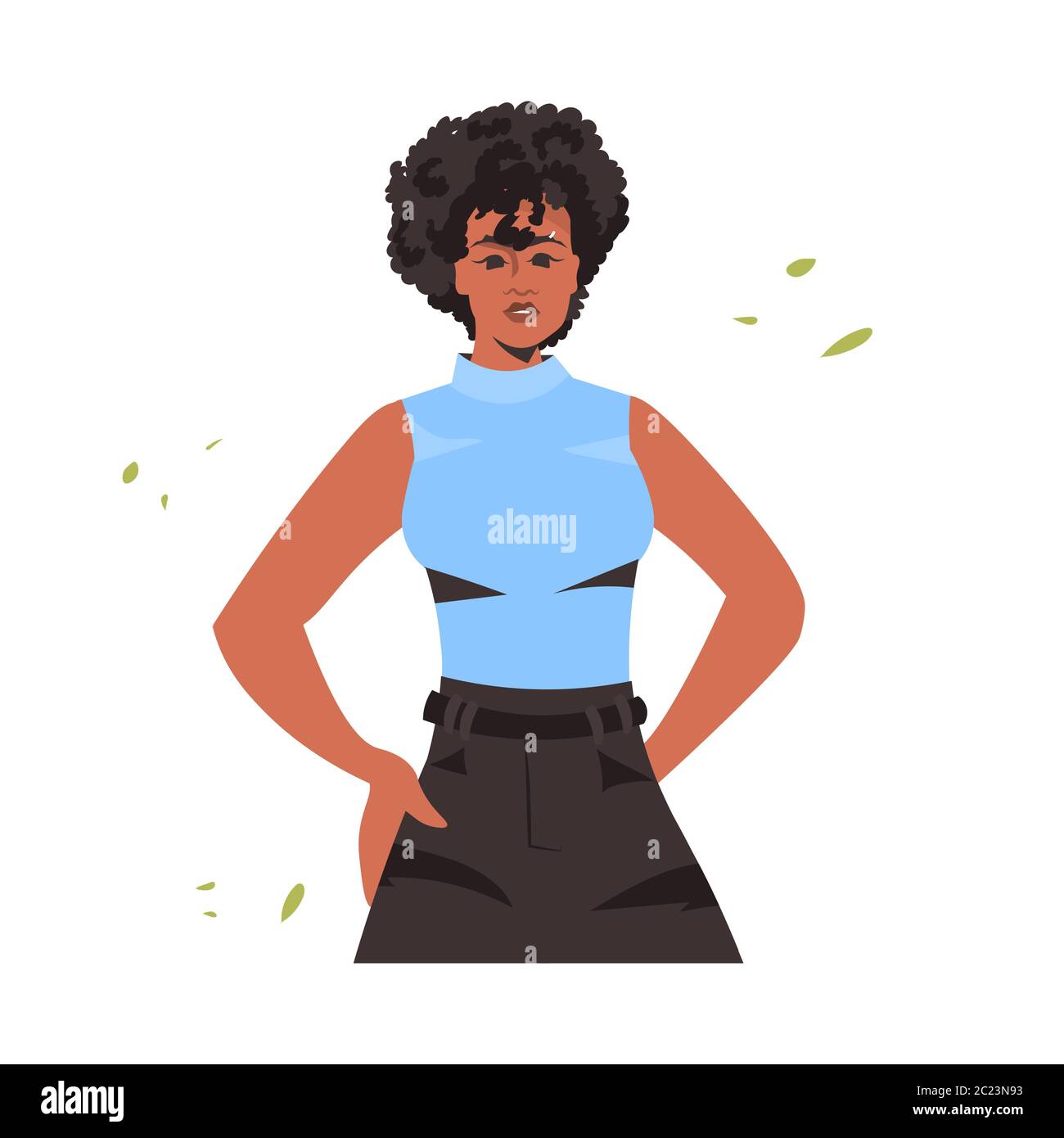 african american woman against racial discrimination black lives matter ...