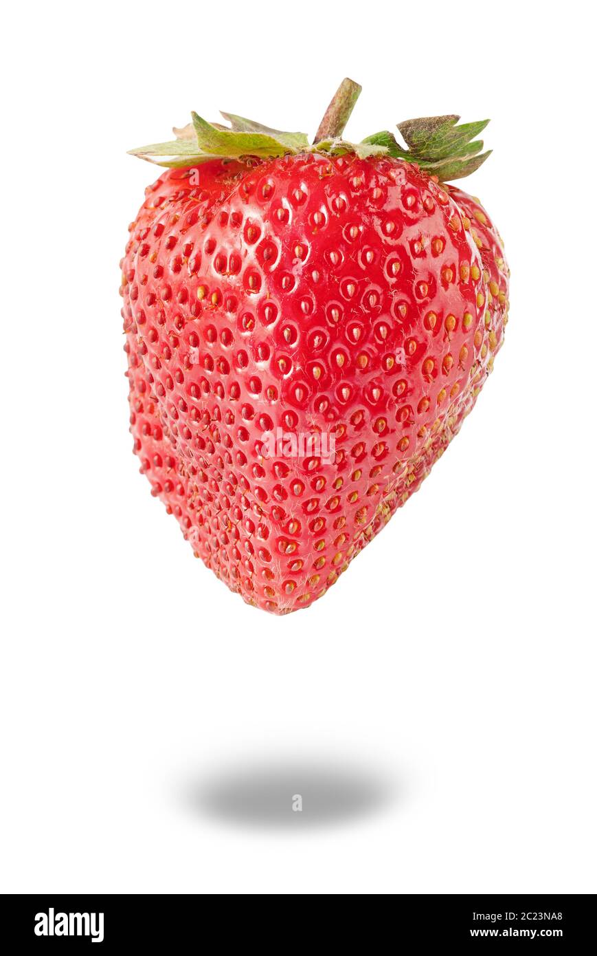 Strawberry isolated on white background. Clipping Path Stock Photo - Alamy