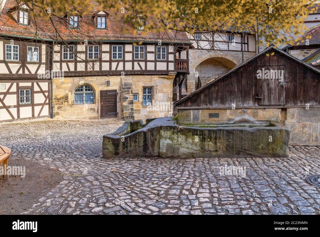 medieval location named Old Palace in Bamberg, Bavaria Stock Photo - Alamy