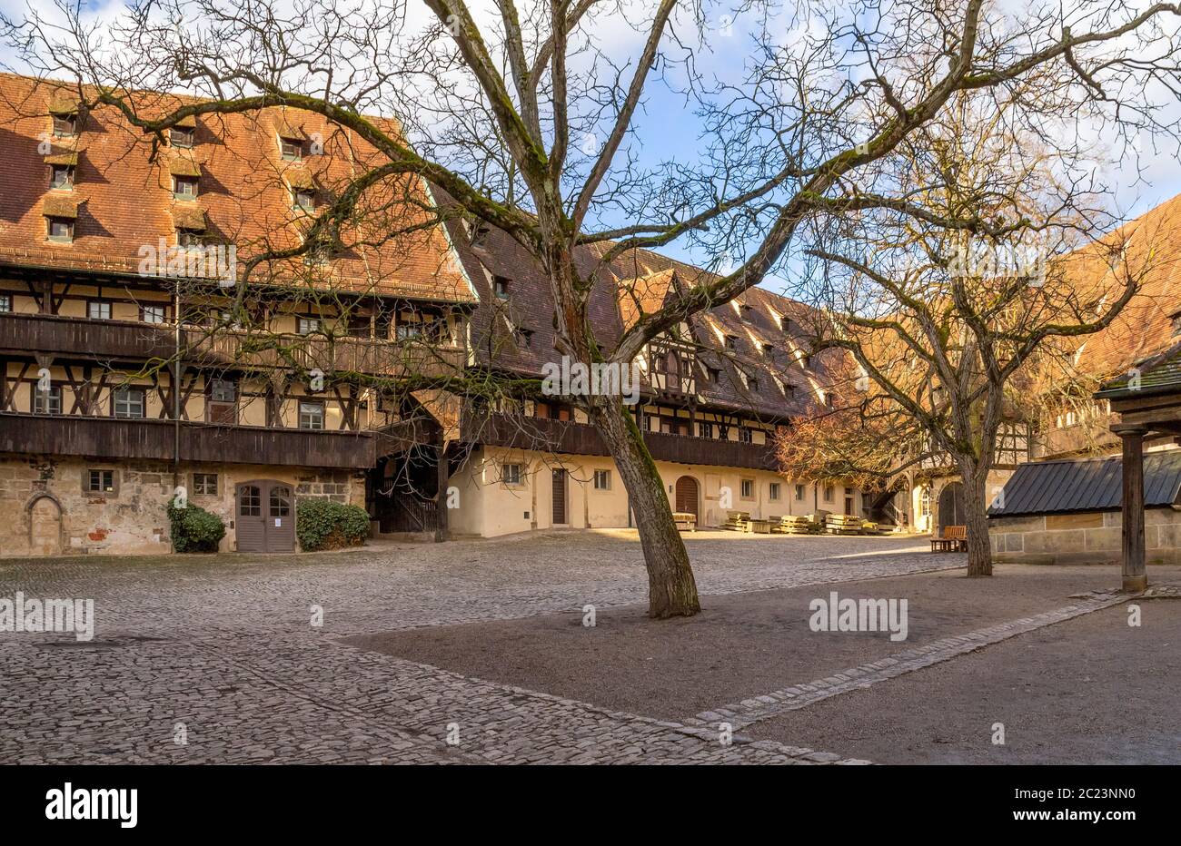 medieval location named Old Palace in Bamberg, Bavaria Stock Photo - Alamy