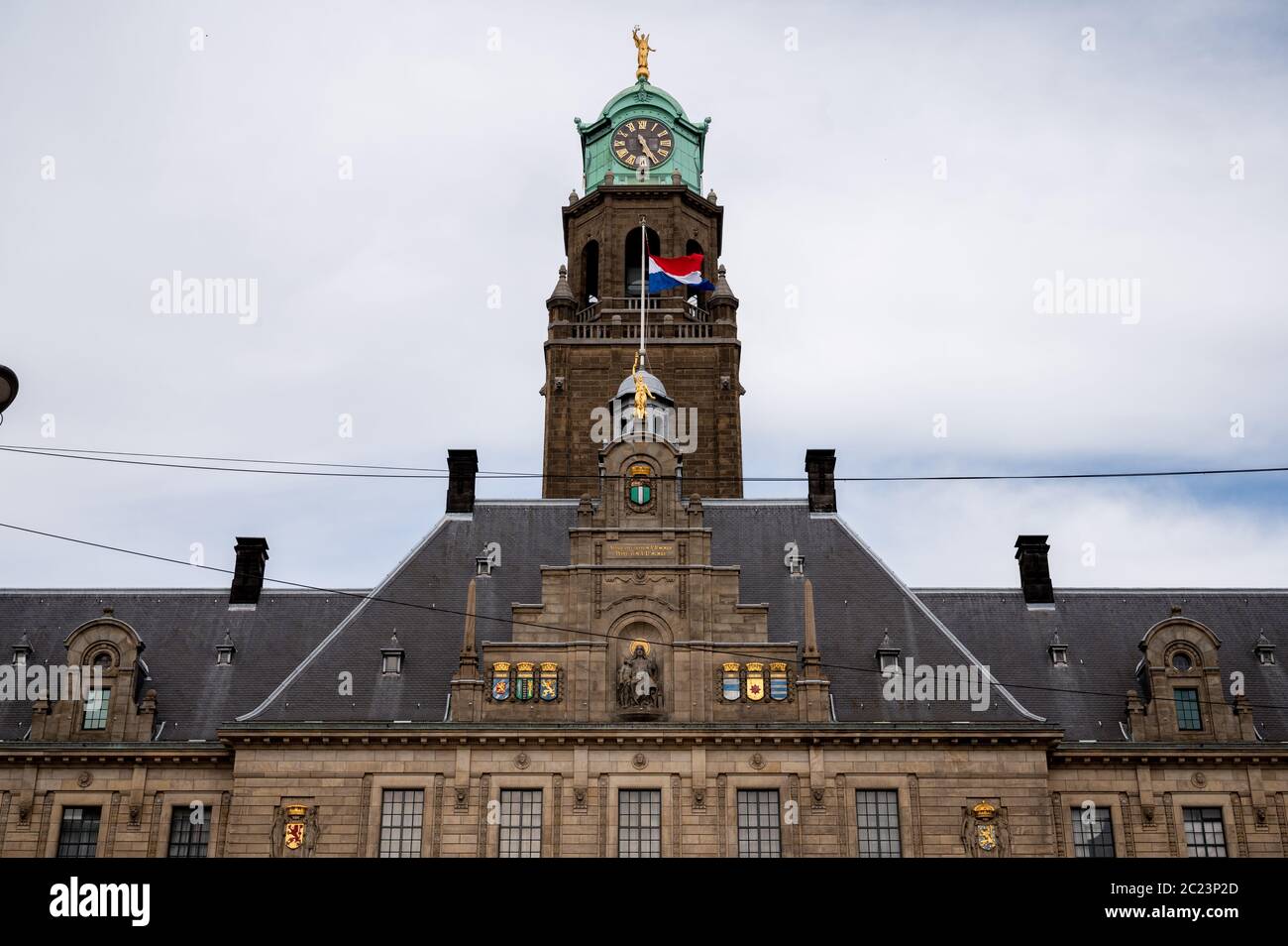 Rotterdam city hall Stadhuis on Coolsingel in Rotterdam, Netherlands ...