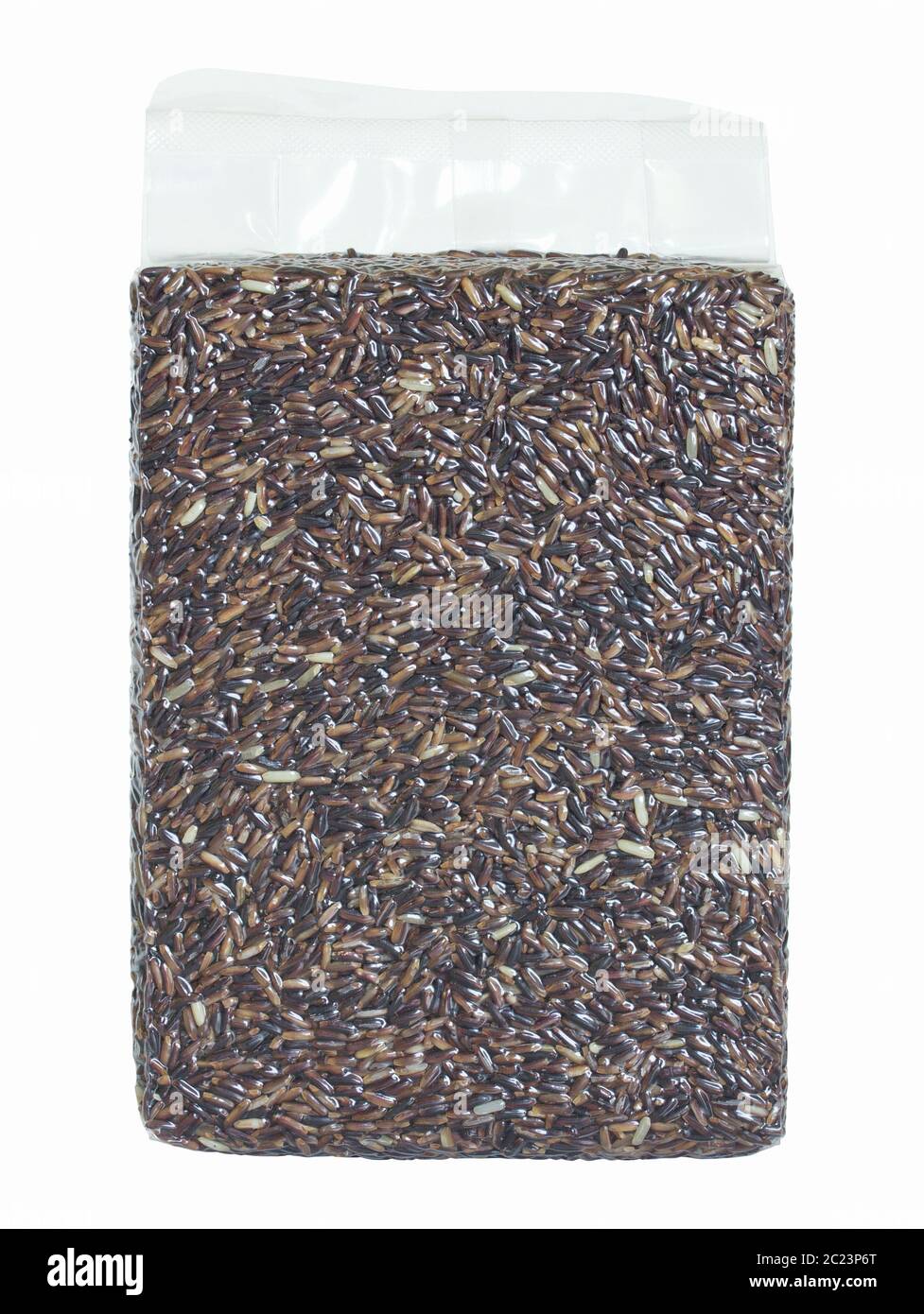 Rice berry pack isolated white with clipping path Stock Photo - Alamy