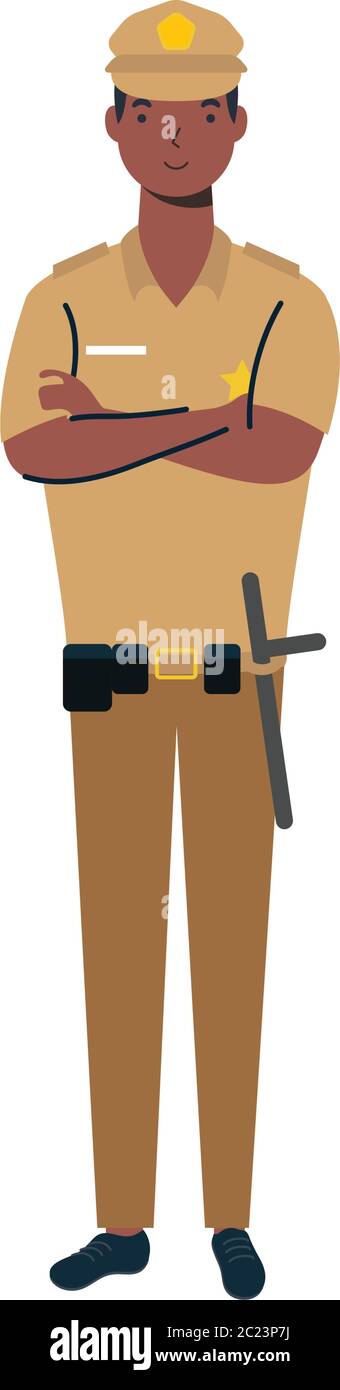 police man design, Workers actions working occupation jobs proffesional ...