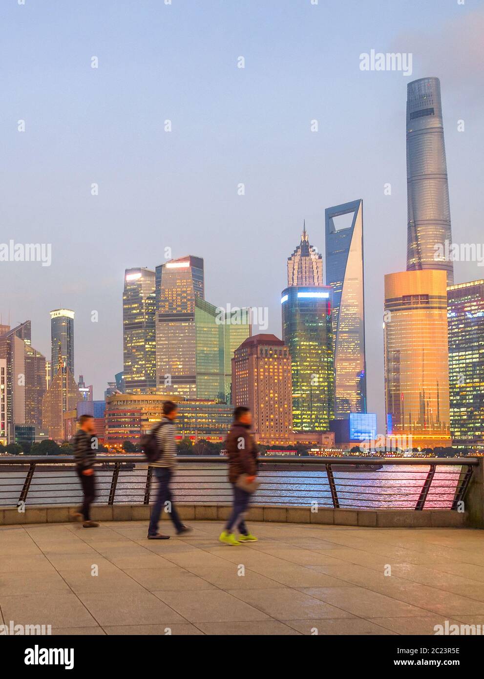 Night view shanghai city walking hi-res stock photography and images ...
