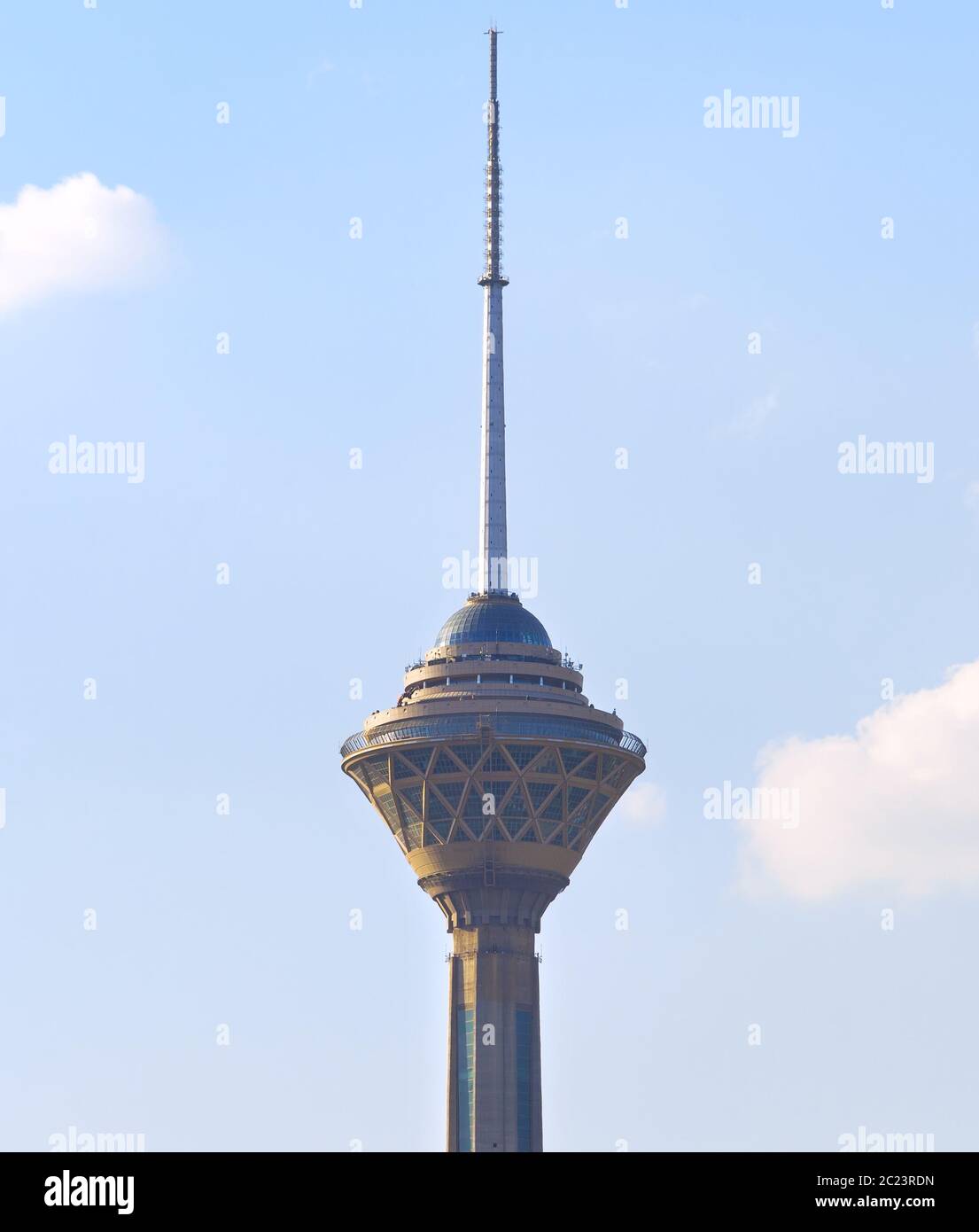 Milad Tower top Tehran, Iran Stock Photo - Alamy