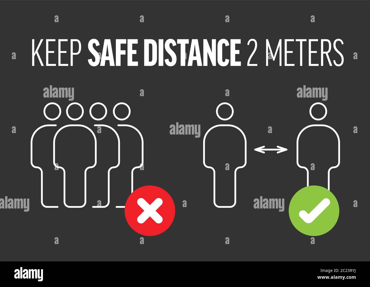 Shop entrance prevention instruction poster template - people keep safe ...