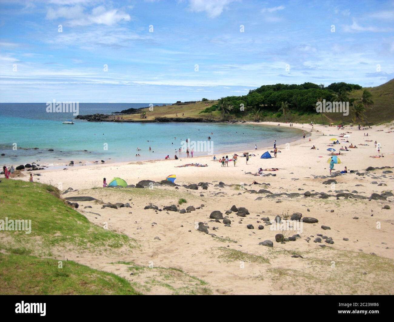 Easter Island beach views Stock Photo - Alamy