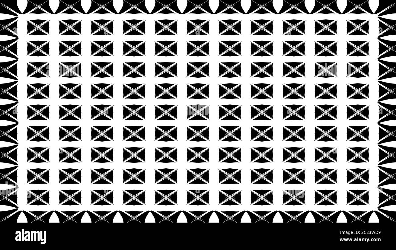 The contour square symbols are organized into halftone array with ...