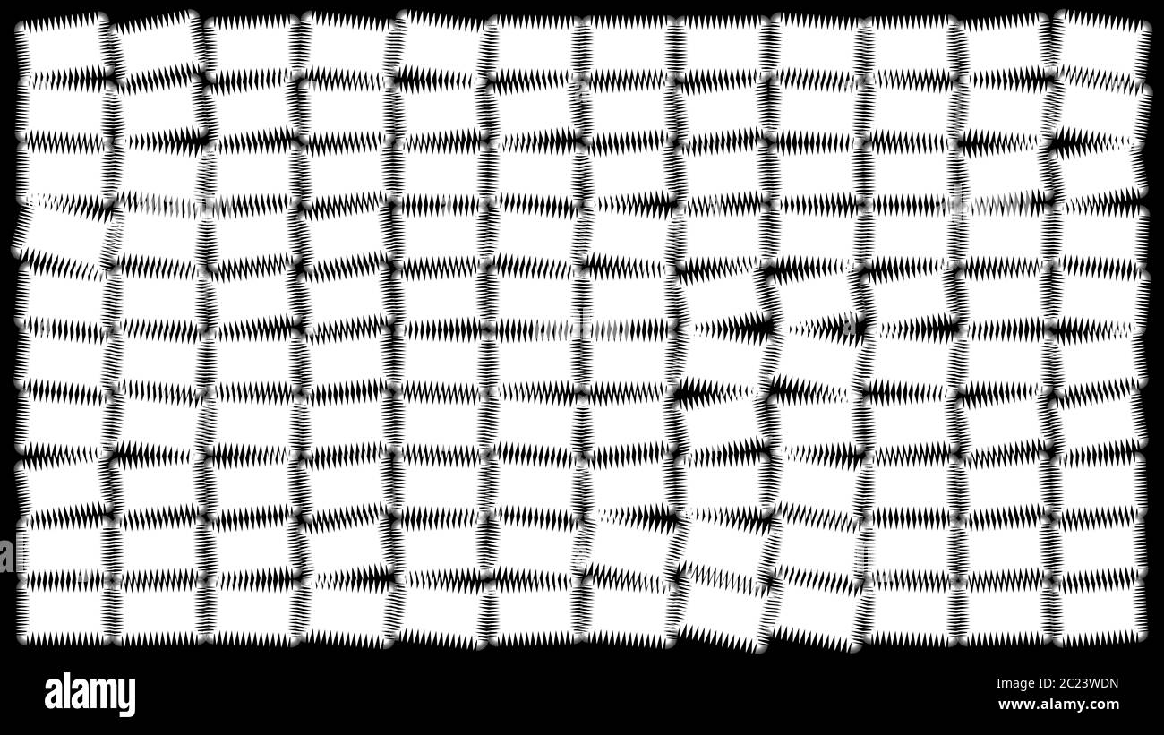 The contour square symbols are organized into halftone array with ...