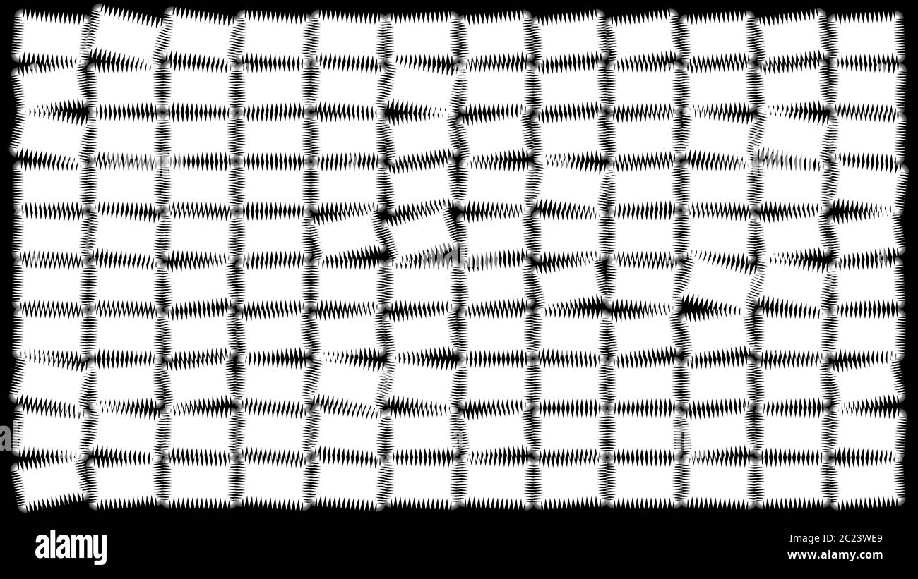 The contour square symbols are organized into halftone array with ...