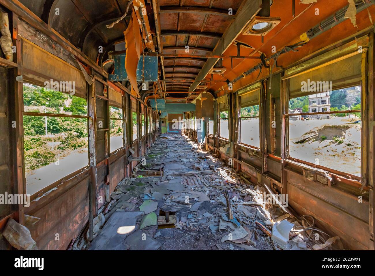 Train railway soviet hi-res stock photography and images - Alamy