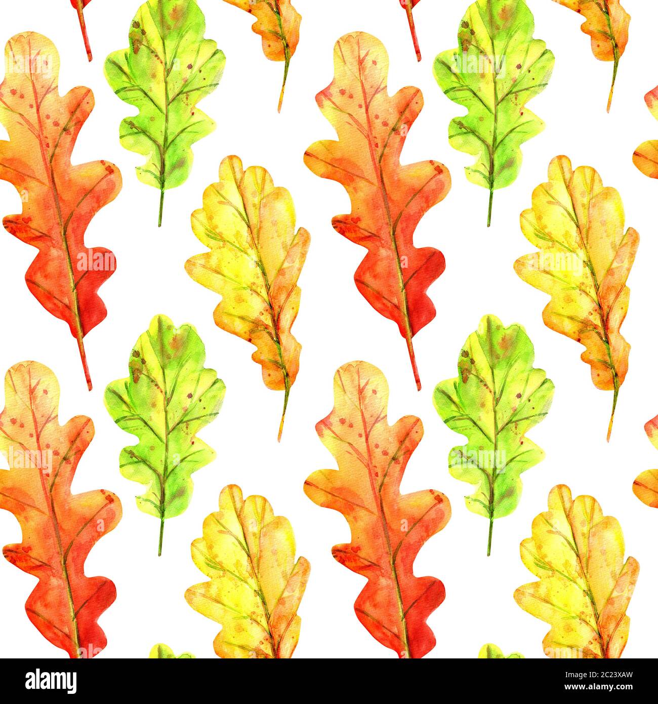 Autumn seamless pattern fallen Cut Out Stock Images & Pictures - Alamy