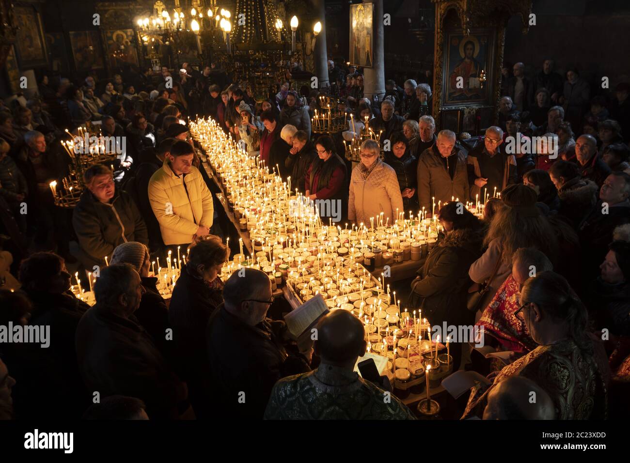Christian ritual honey Stock Photo - Alamy