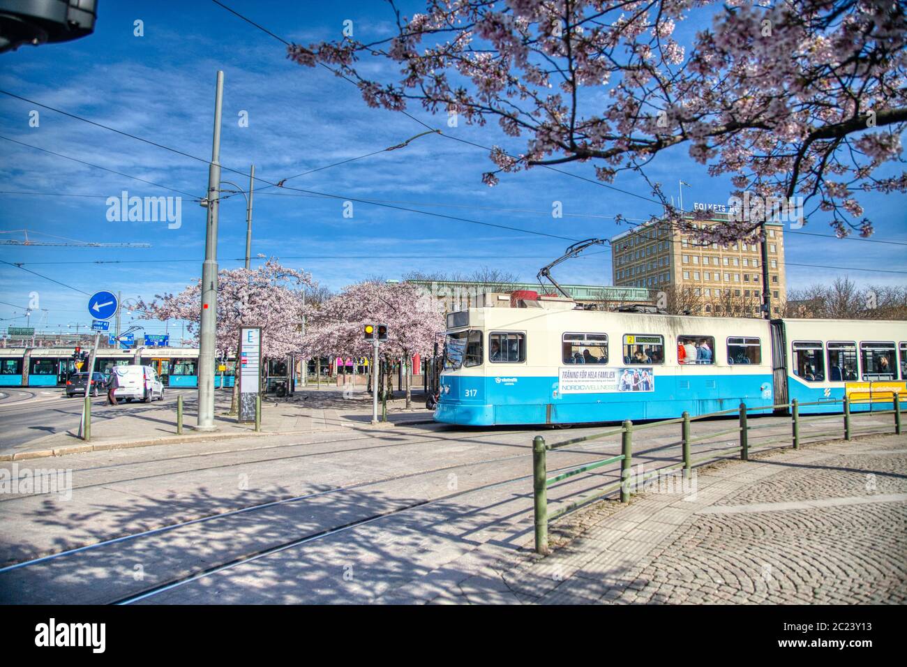 Tram in Gothenburg, Sweden during the Spring Stock Photo - Alamy