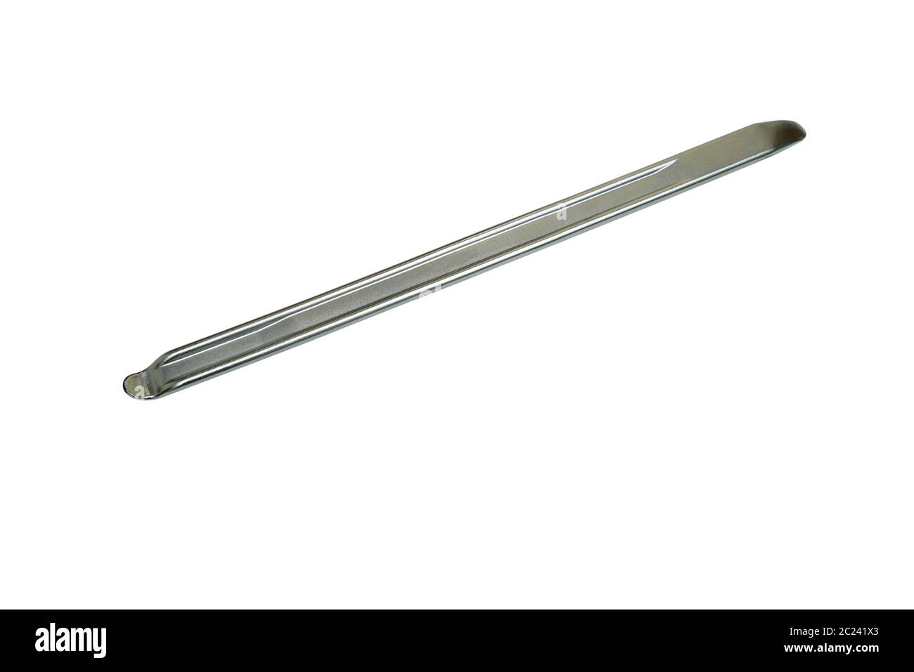 New tyre lever on white background Stock Photo - Alamy