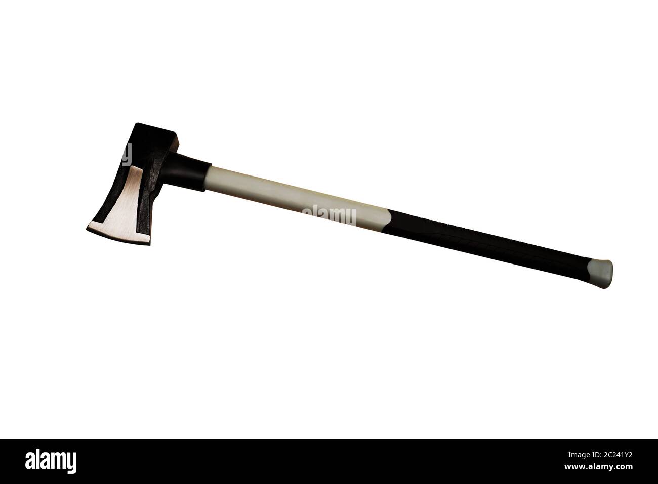 New split-ax on white background Stock Photo - Alamy