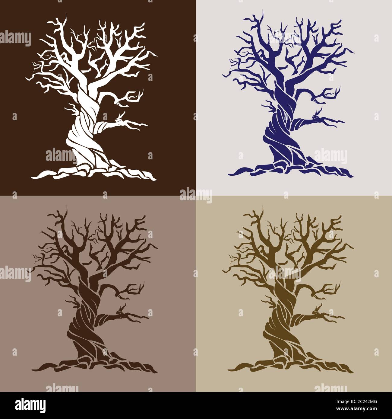 fabulous stylized tree Stock Vector Image & Art - Alamy