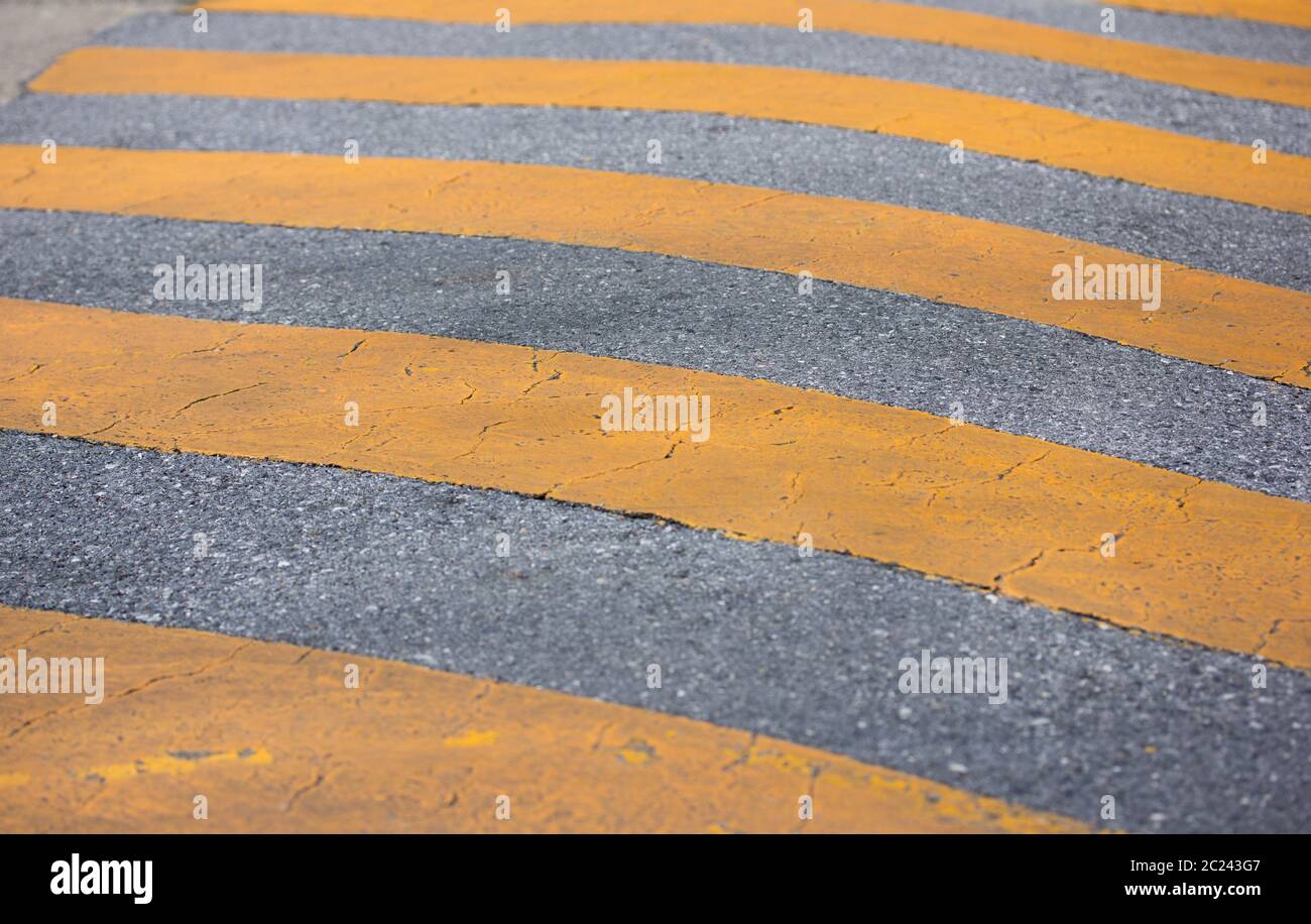 Traffic safety speed bump hi-res stock photography and images - Alamy
