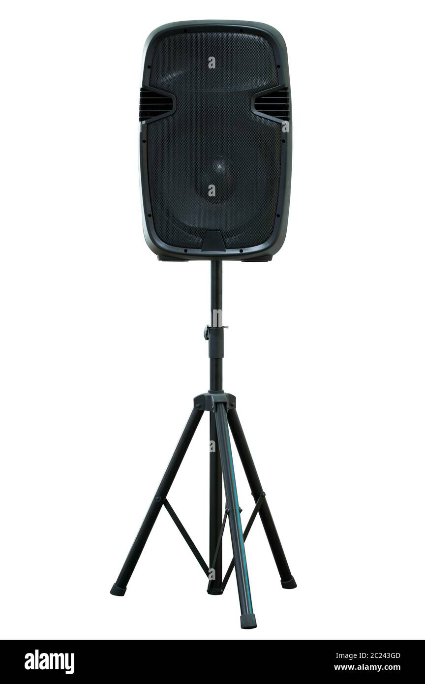 sound speaker isolated on white with clipping path Stock Photo - Alamy