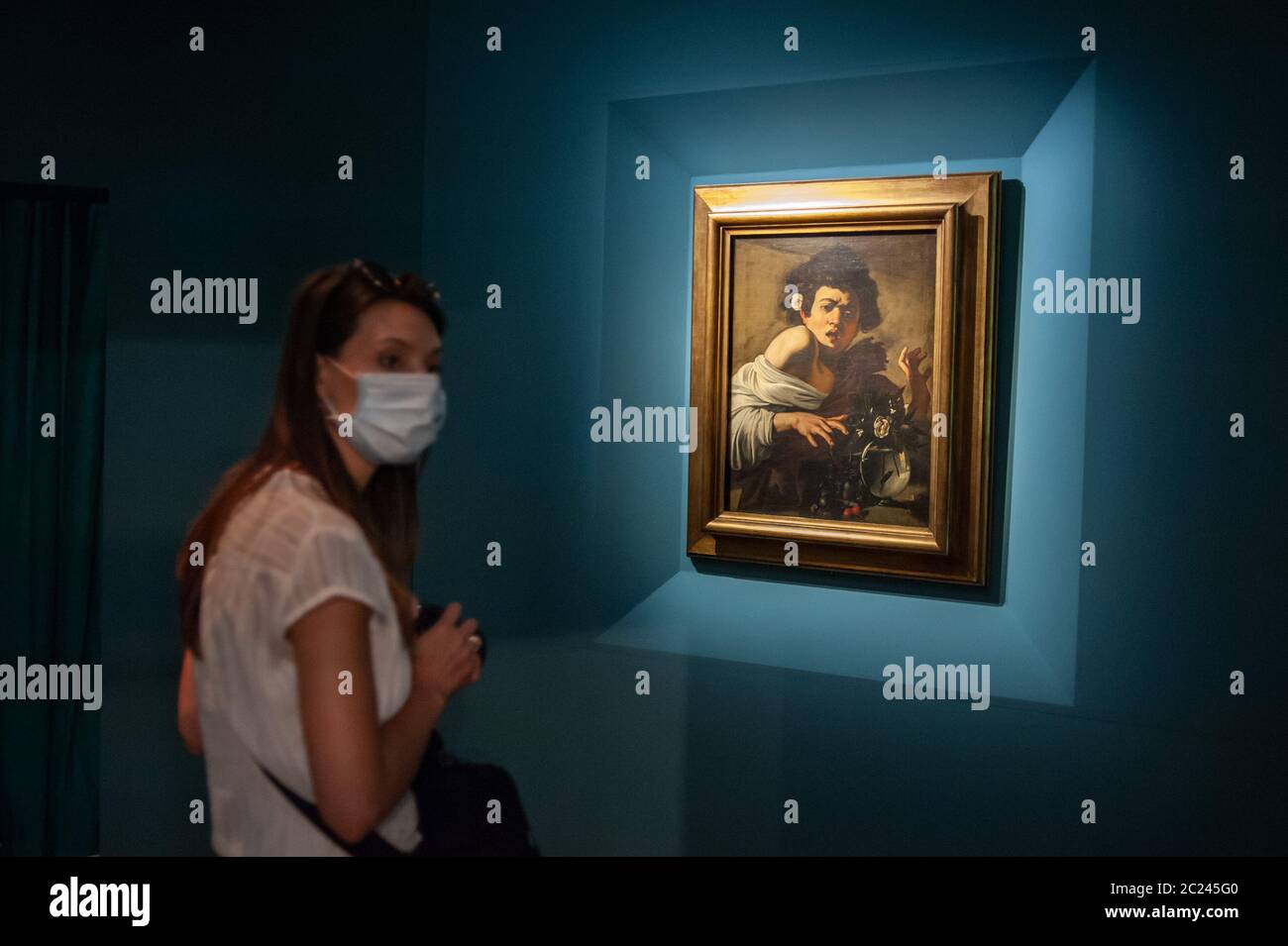 Rome, Italy: "Boy bitten by lizard." The time of Caravaggio ...