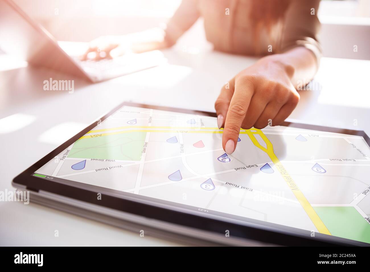 Visual guide map hi-res stock photography and images - Alamy