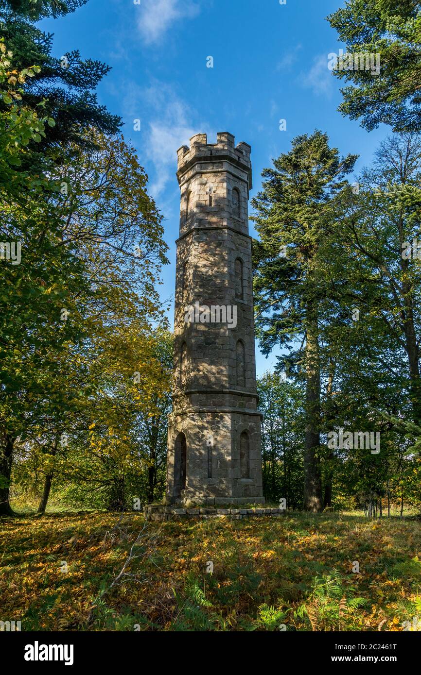 Keith's Tower, Park, Aberdeenshire, 1st November 2017. A folly called ...