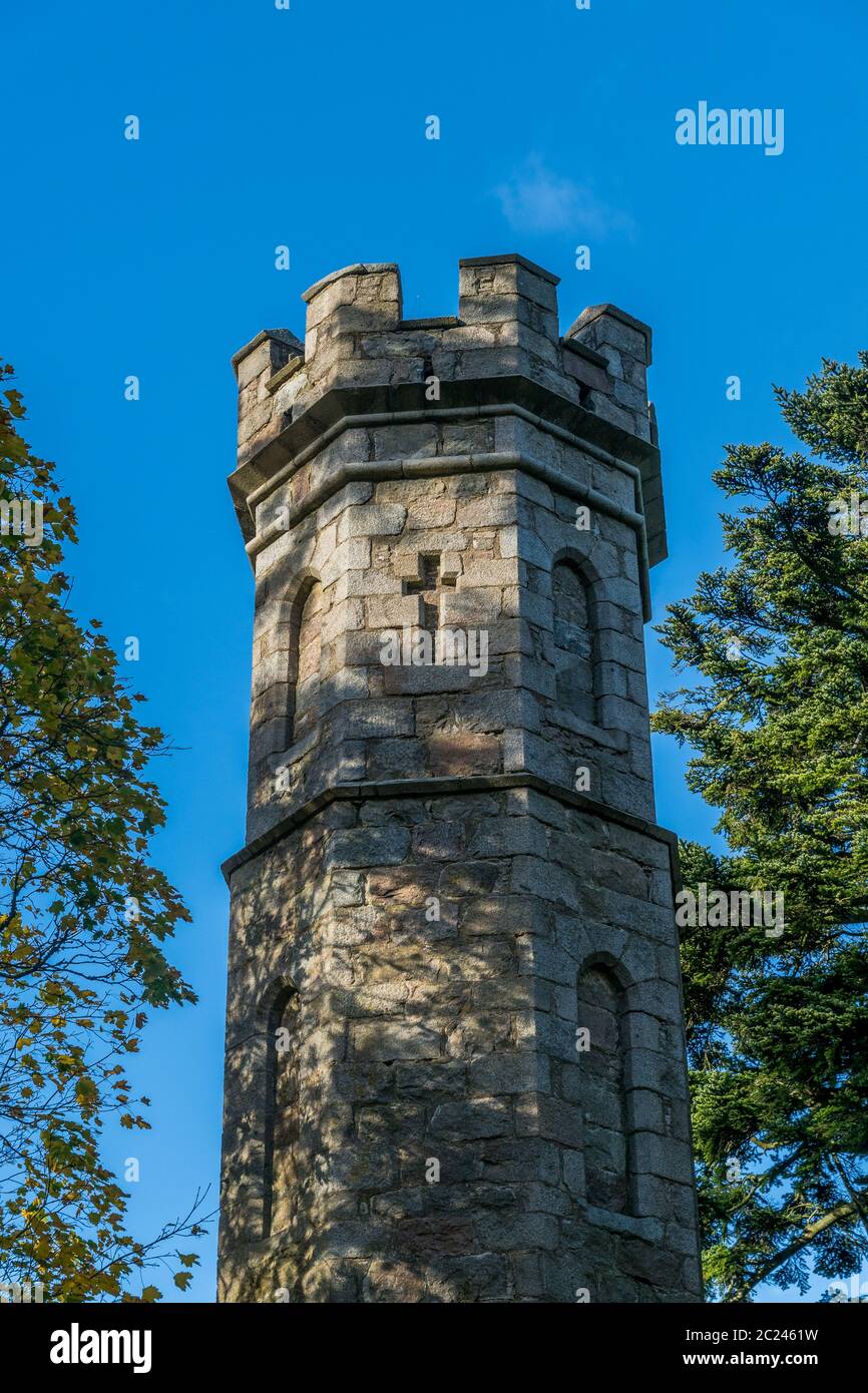 Keith's Tower, Park, Aberdeenshire, 1st November 2017. A folly called ...