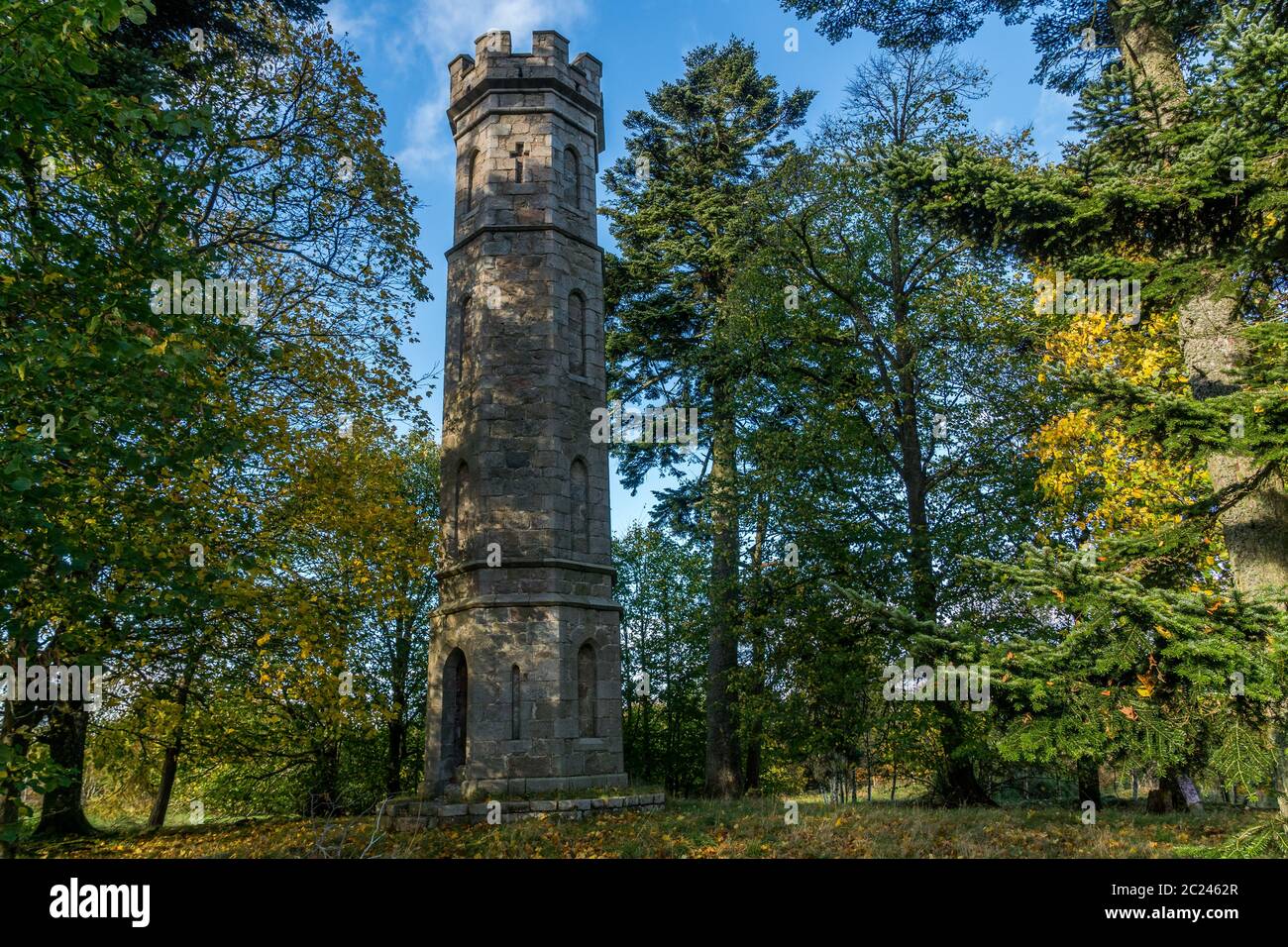 Keith's Tower, Park, Aberdeenshire, 1st November 2017. A folly called ...