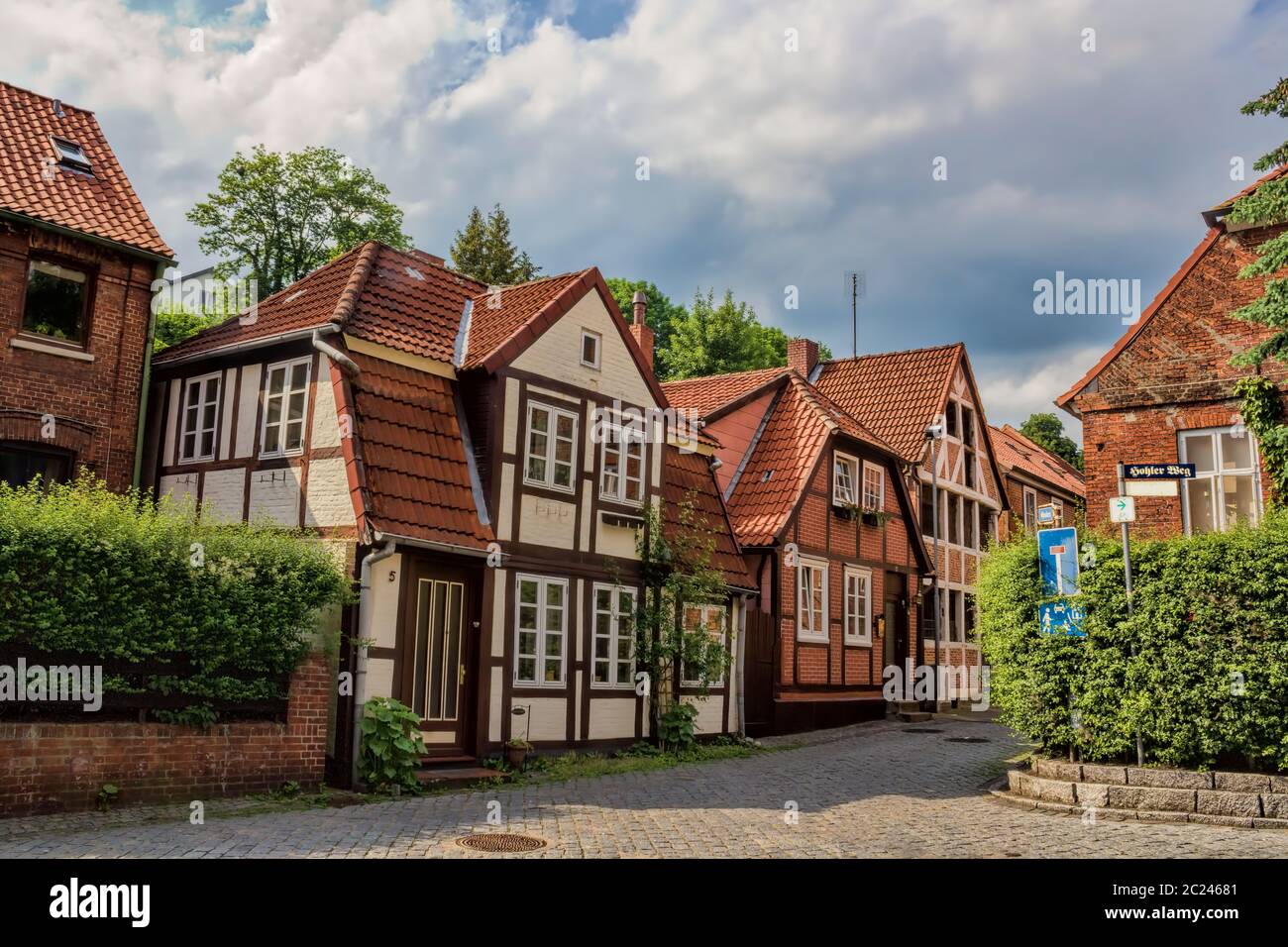 Old Town of Lauenburg, Germany Stock Photo - Alamy