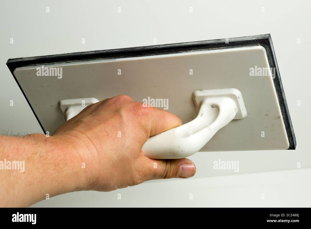 Black and white tiles with moss hi-res stock photography and images - Alamy