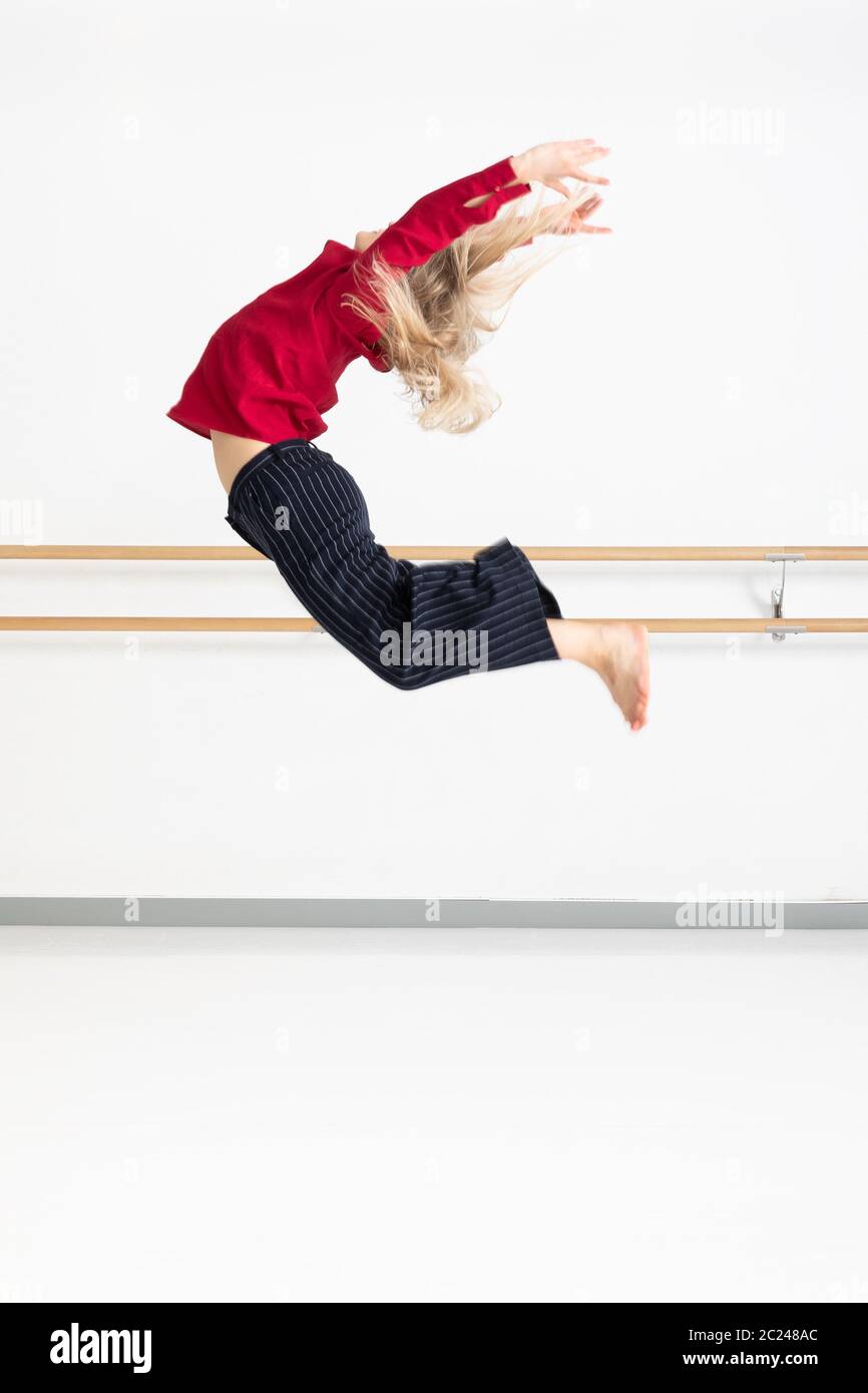 female dancer in action Stock Photo - Alamy