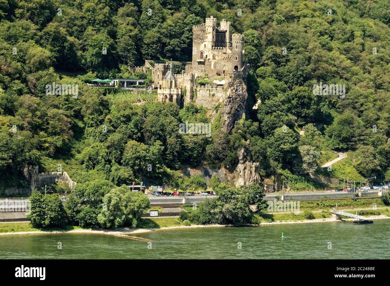Burg rheinstein castle hi-res stock photography and images - Alamy
